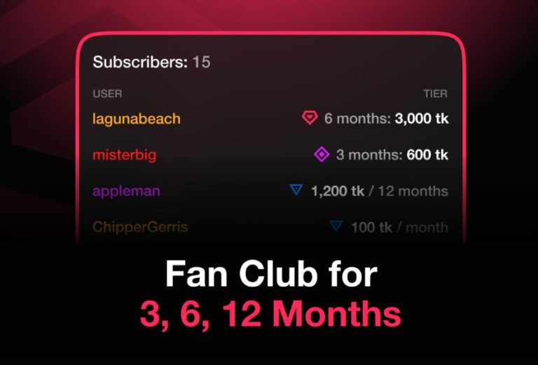 Cambios en el club de fans de stripchat - Modelos Webcam Mundial